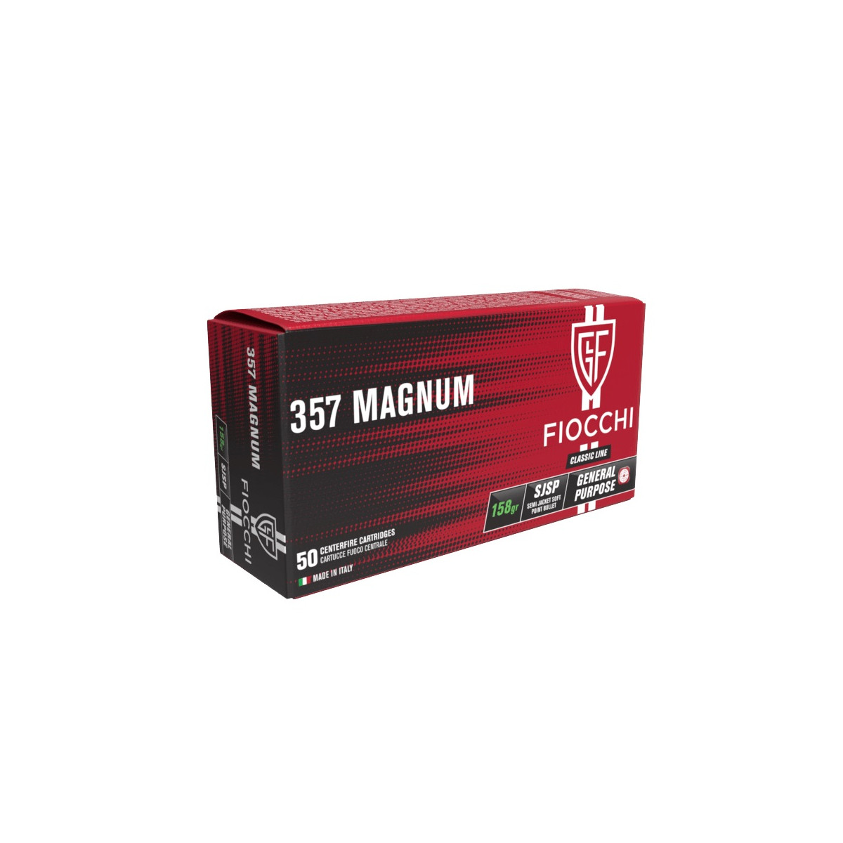 Fiocchi. 357 Magnum SJSP 158gr Fiocchi. 357 Magnum SJSP 158gr