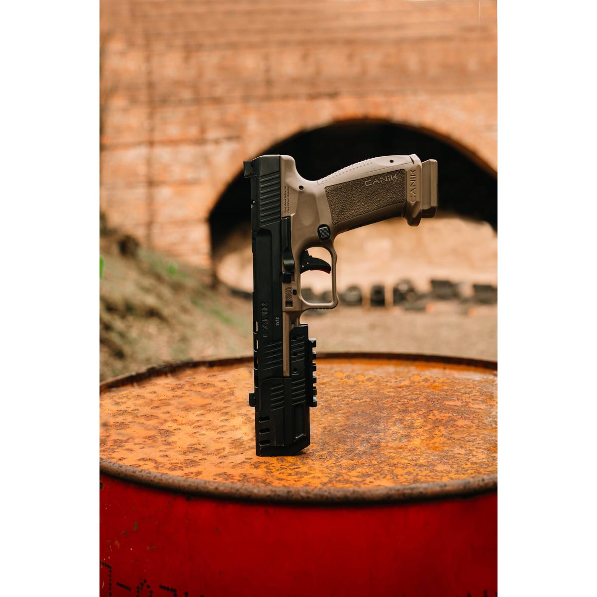 GK Arms - Kompensator do pistoletu na szynę - Canik SFX Mete - Złoty