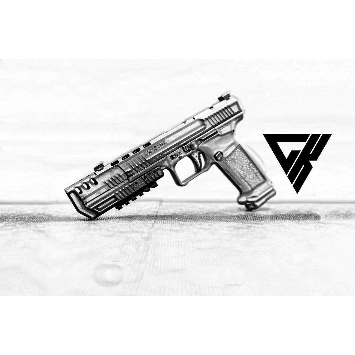 GK Arms - Kompensator do pistoletu na szynę - Canik SFX Mete - Złoty